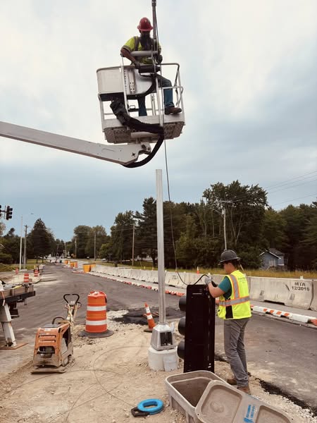 Successful Installation of Traffic Signals on Maine Toll Project ...